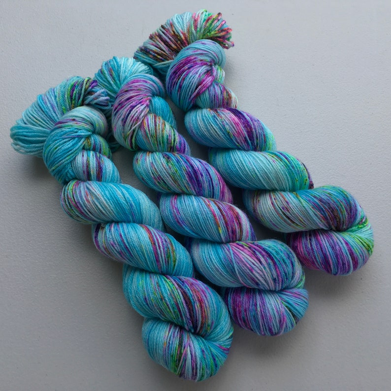 Lightning Rainbow Hand Dyed Yarn - Etsy UK