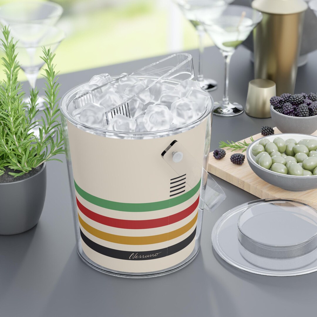 Ice Bucket, Hudson Bay Inspired, 5 Points Blanket Collection, Vintage ...