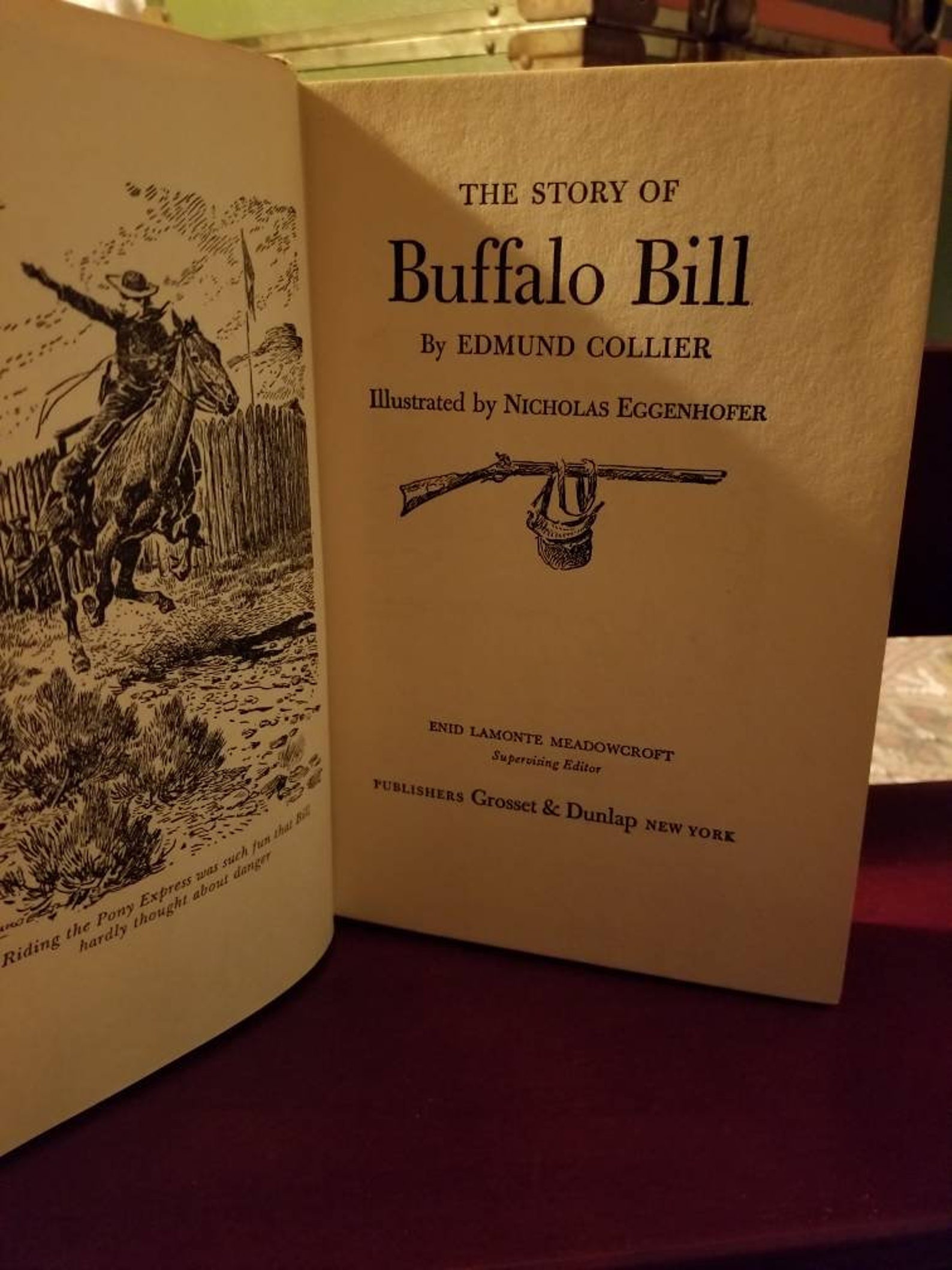 The Story of Buffalo Bill by Edmund Collier P. 1952 - Etsy