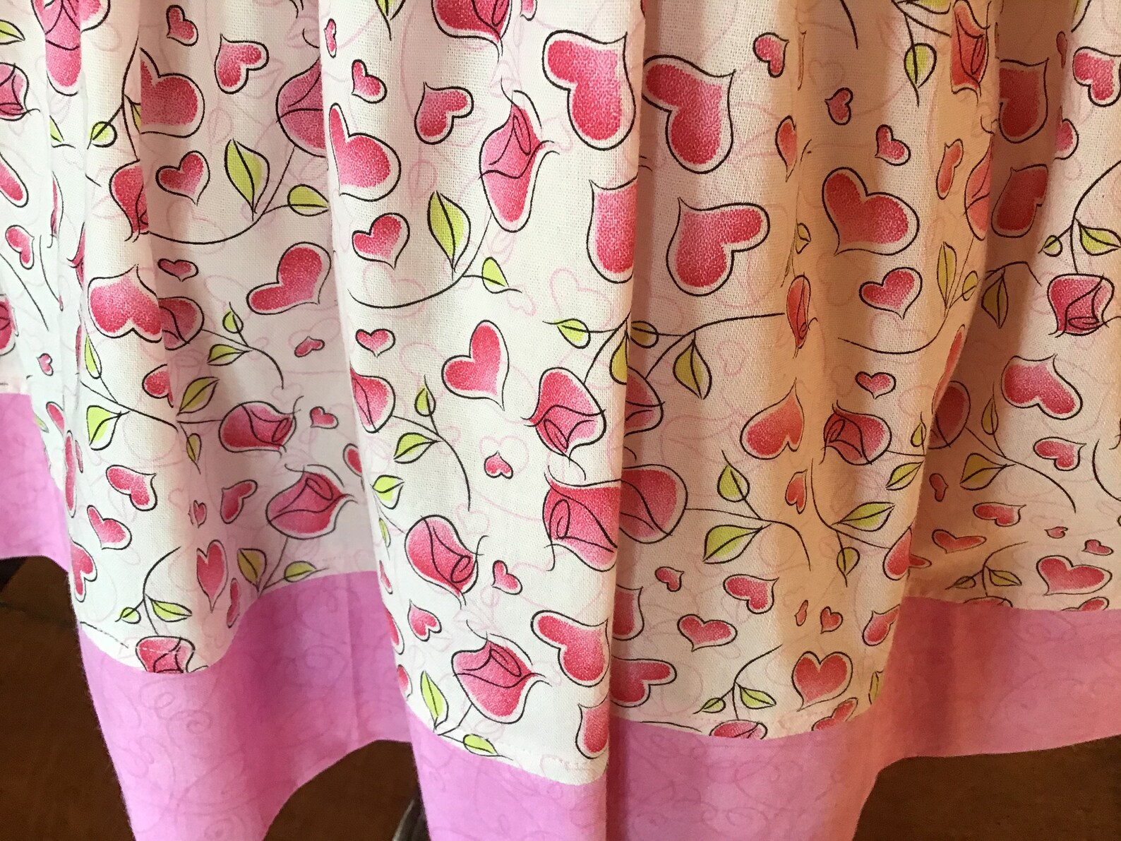 Valentines Dress Pink Heart Dress Girls Spring Dress - Etsy