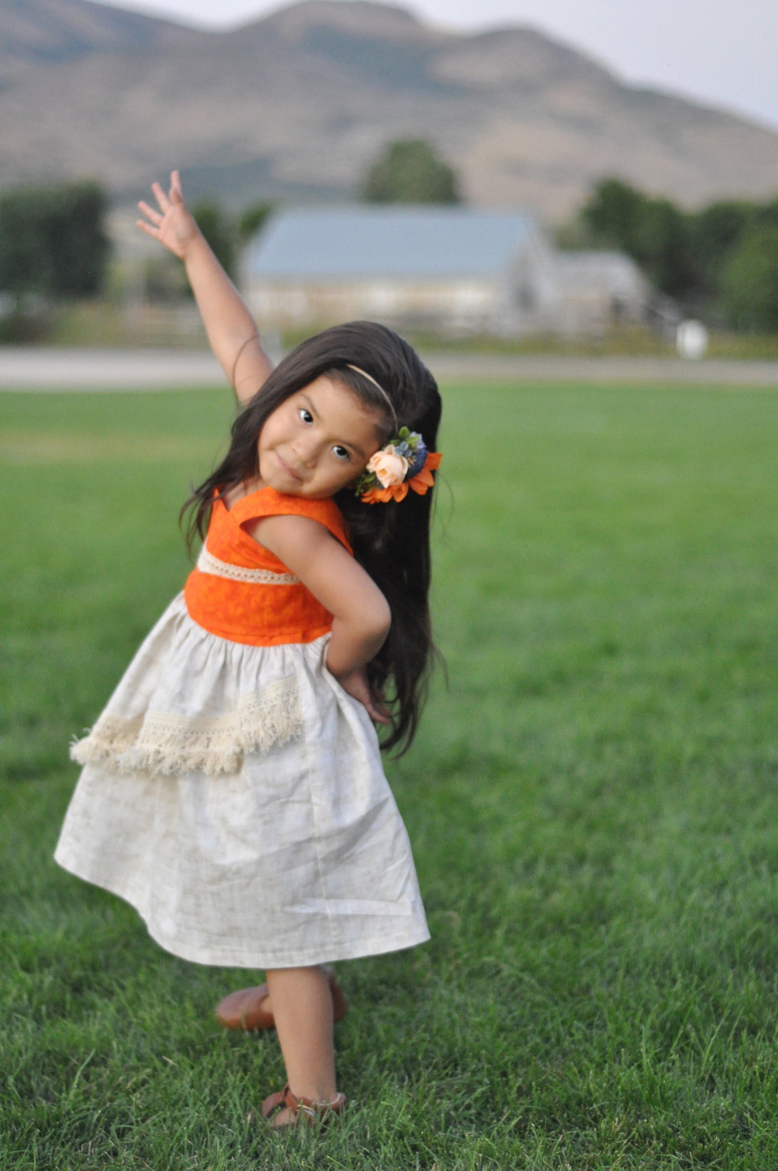 Princess Dress, Hawaiian Princess Dress, Princess Costume, Halloween ...