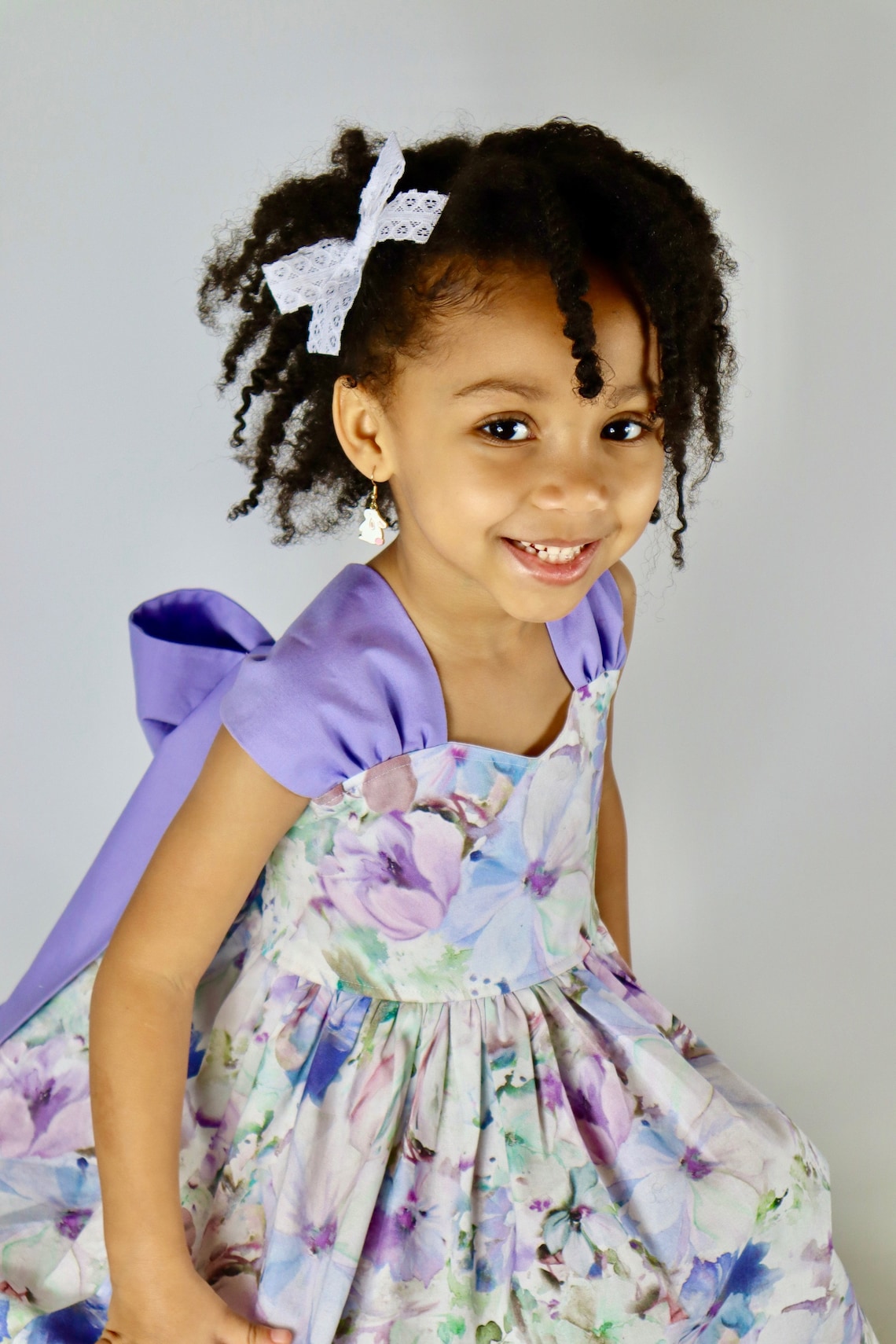 Girls Easter Spring Dress Toddler Dress Floral Dress Pastel - Etsy