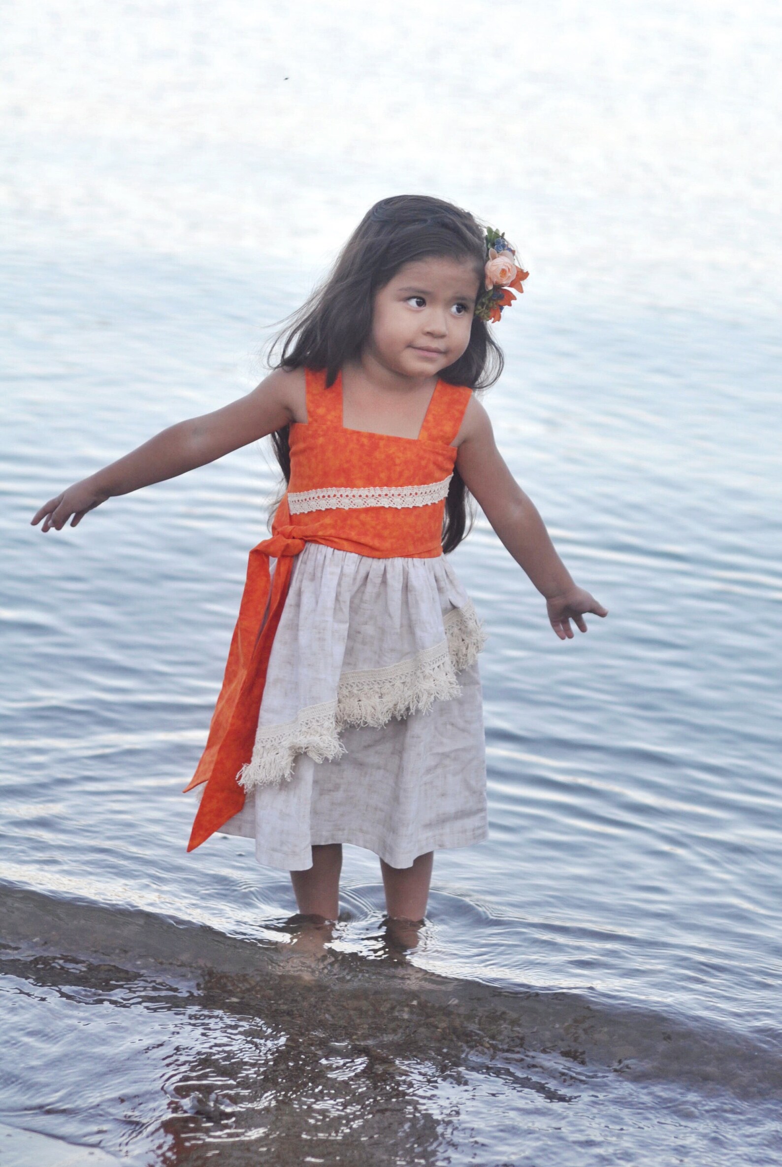 Princess Dress, Hawaiian Princess Dress, Princess Costume, Halloween ...