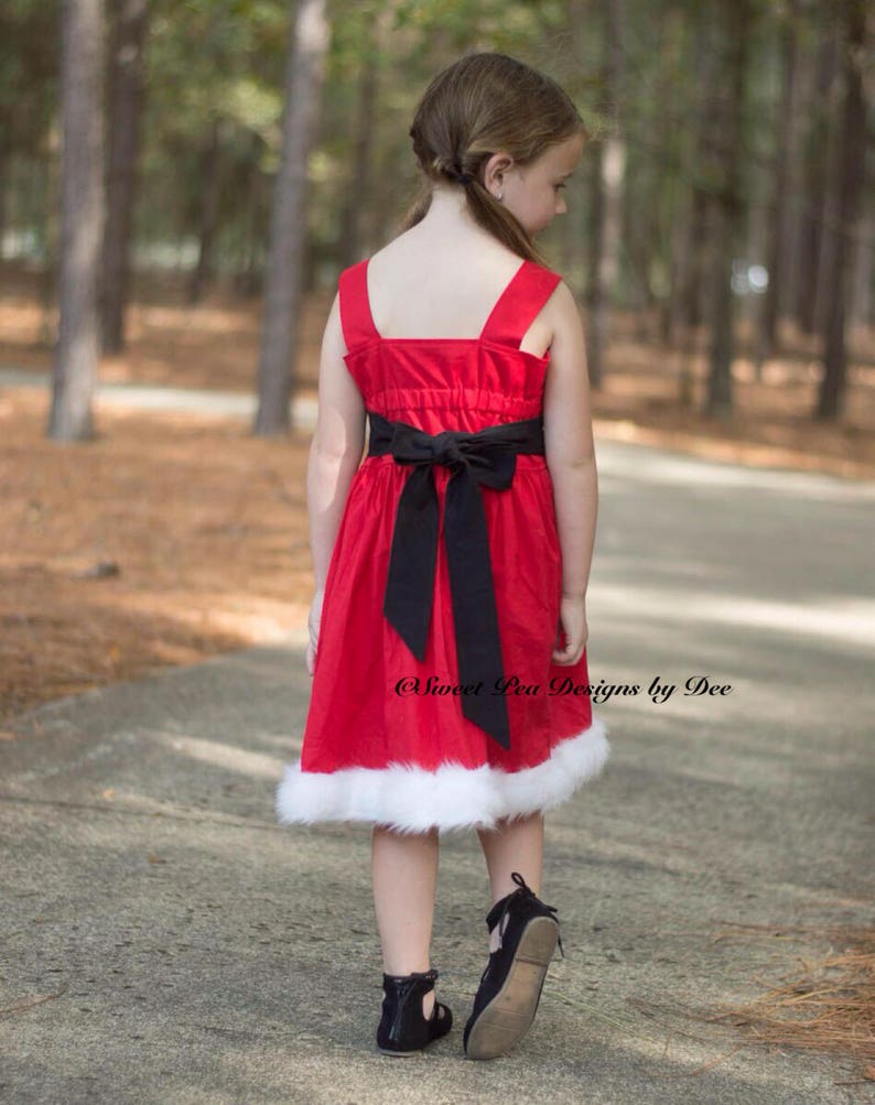 Girls Santa dress Baby Santa dress Christmas dress Holiday | Etsy