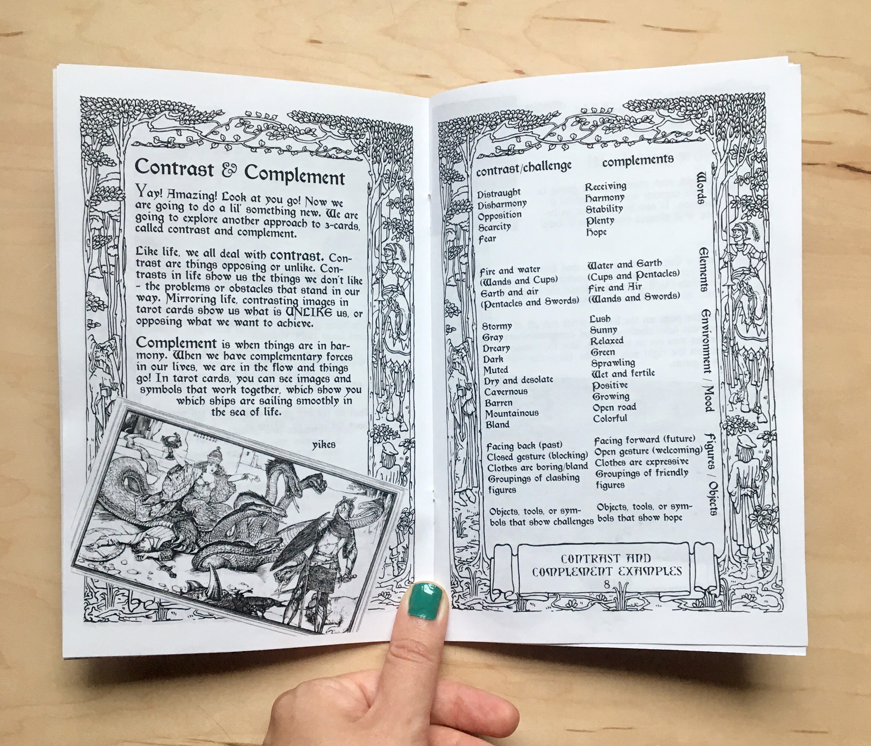 Mastering 3-card Readings Zine Workbook | Etsy