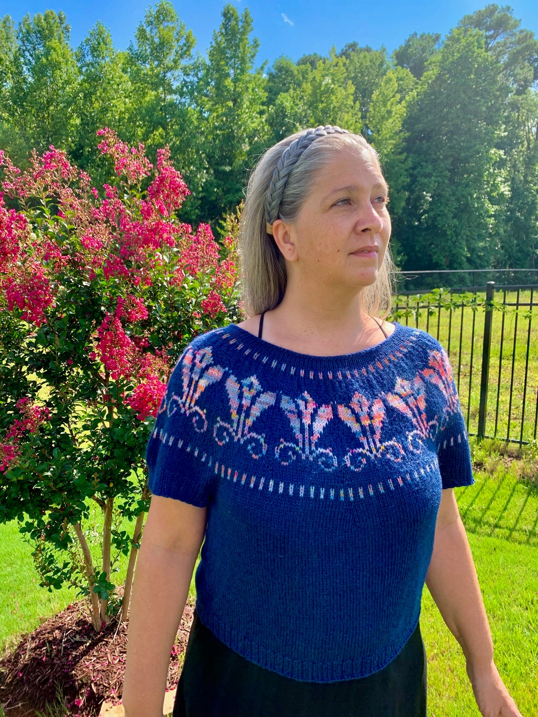 Calla Lilly Pullover-a Knitting Pattern PDF Download Only - Etsy