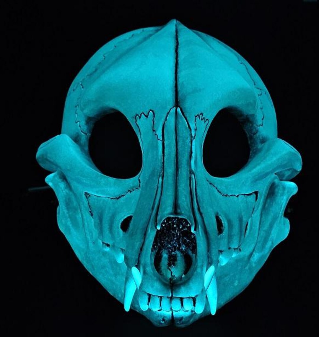 The ORIGINAL Glow in the Dark Skulldog! Hand Cast Resin Skeletal K9 ...
