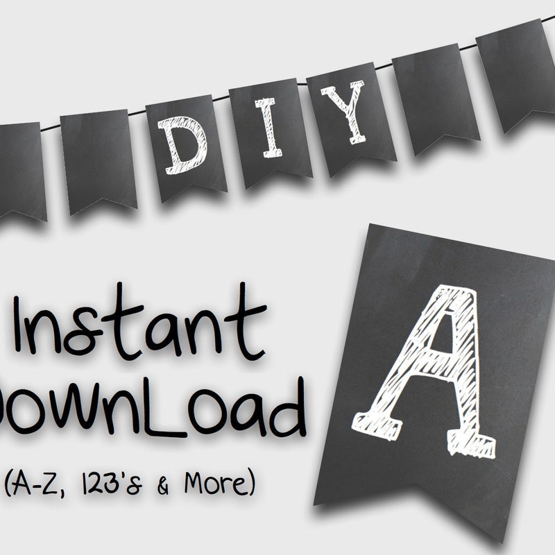 Chalkboard Banners - Etsy