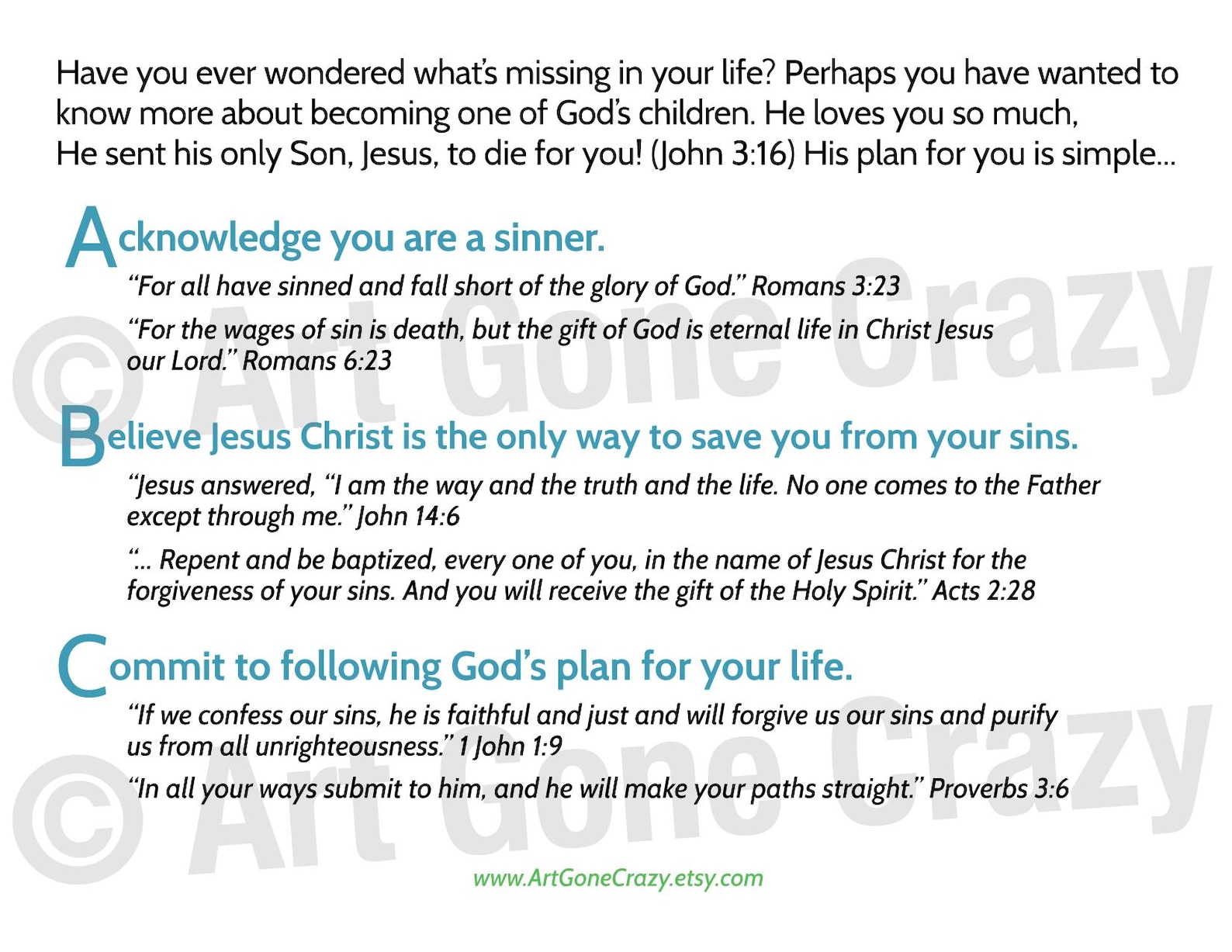 Sign Language Abcs of Salvation Cards - Digital Download - ASL Teaching ...