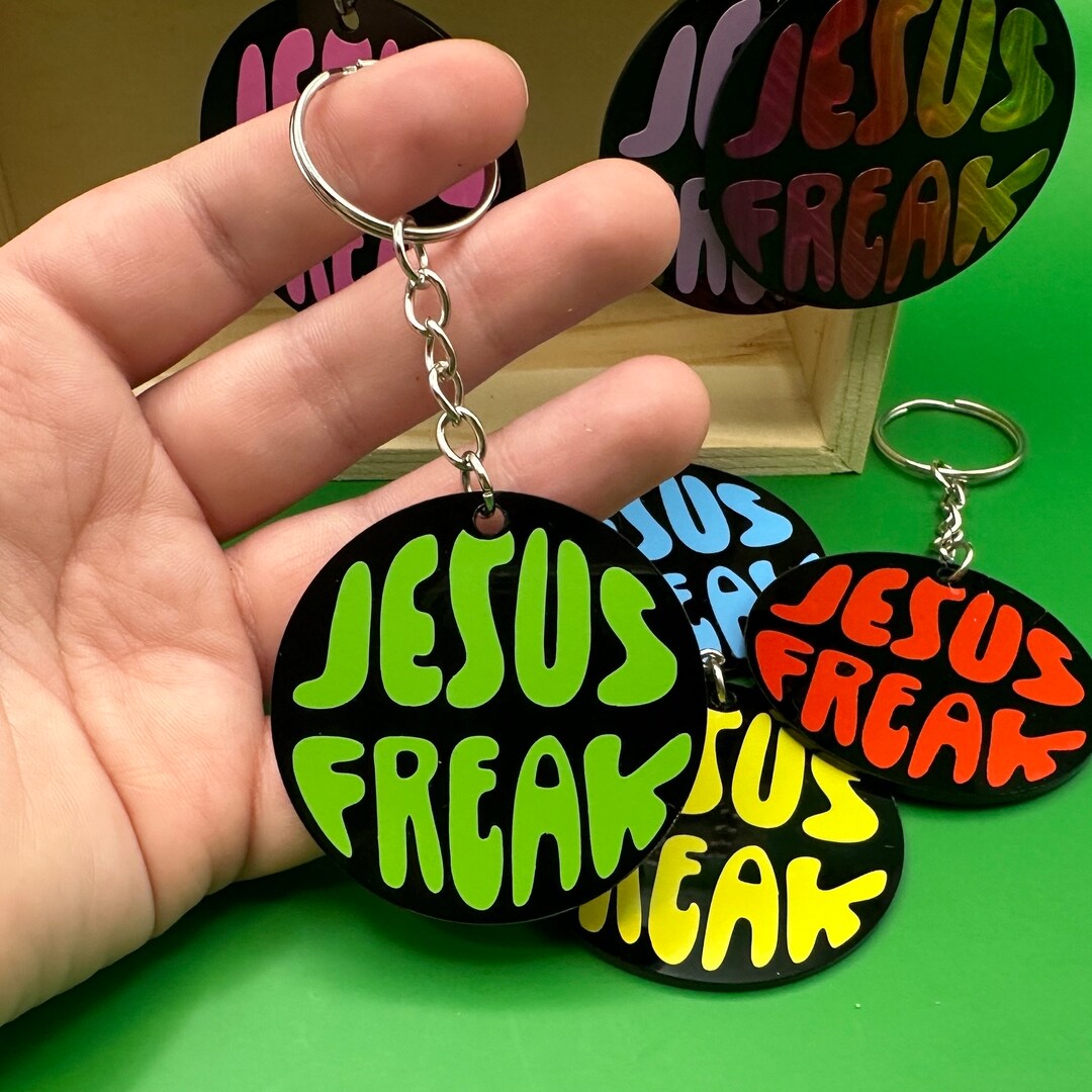 Jesus Freak Acrylic Keychain - Etsy