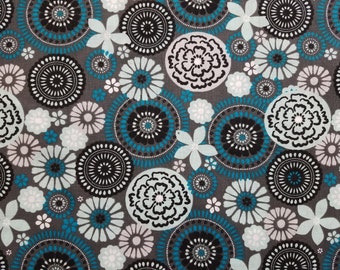 Dark teal fabric | Etsy