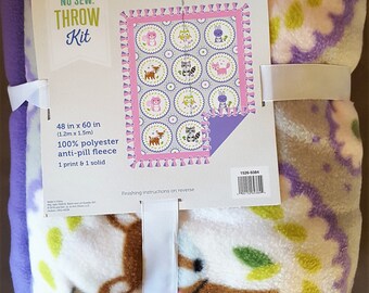 No sew fleece blanket kits | Etsy