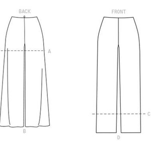 Butterick Sewing Pattern B6851 Misses' No-side-seam Shorts, Capris ...