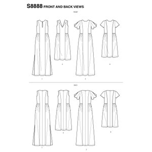 Simplicity Sewing Pattern S8888 Misses' Design Hacking - Etsy