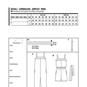 Burda Style Sewing Pattern 6318 Misses' Jumpsuit - Etsy