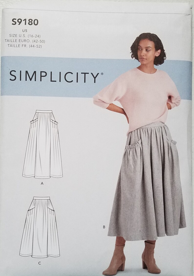 Simplicity Sewing Pattern S9180 Misses' Skirts - Etsy