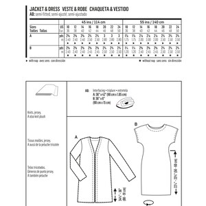 Burda Style Sewing Pattern 6608 Misses' Jacket and Dress - Etsy