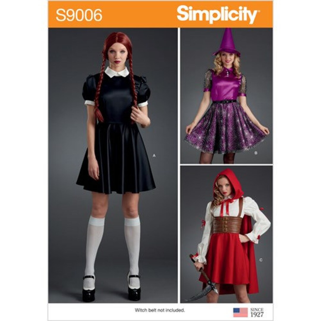 Simplicity Sewing Pattern S9006 Misses' Costume - Etsy