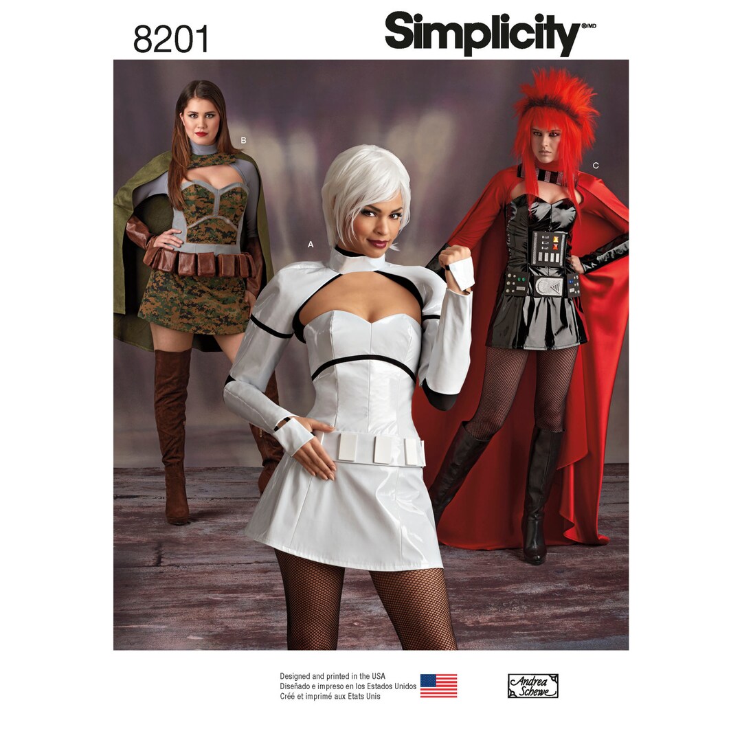 OUT of PRINT Simplicity Sewing Pattern 8201 Misses' Costumes - Etsy
