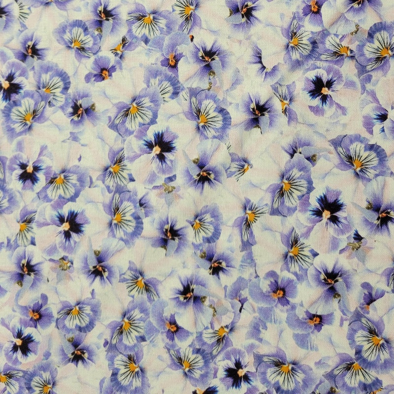 Pansies Fabric - Etsy