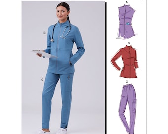 Misses' Scrubs Mccall's Sewing Pattern M8468 - Etsy