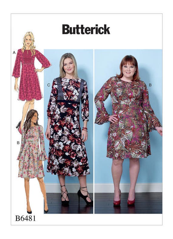 OUT of PRINT Butterick Sewing Pattern B6481 | Etsy
