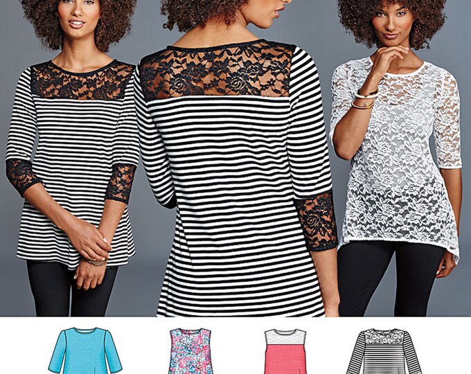 Simplicity Sewing Pattern 8016 Misses' Knit Tops - Etsy