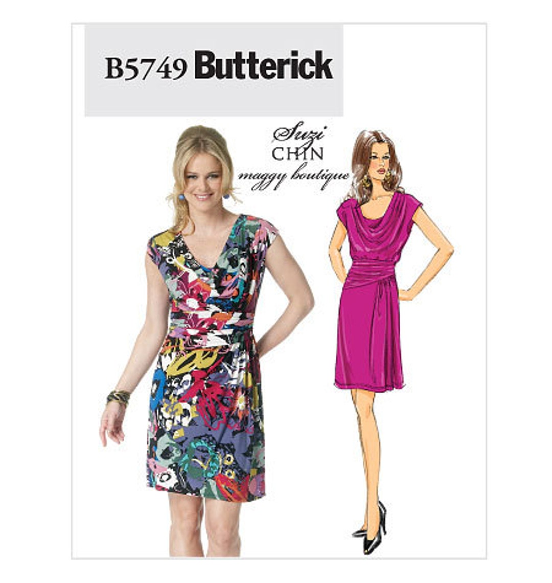 OUT OF PRINT Butterick Sewing Pattern B5749 Misses' Dress - Etsy