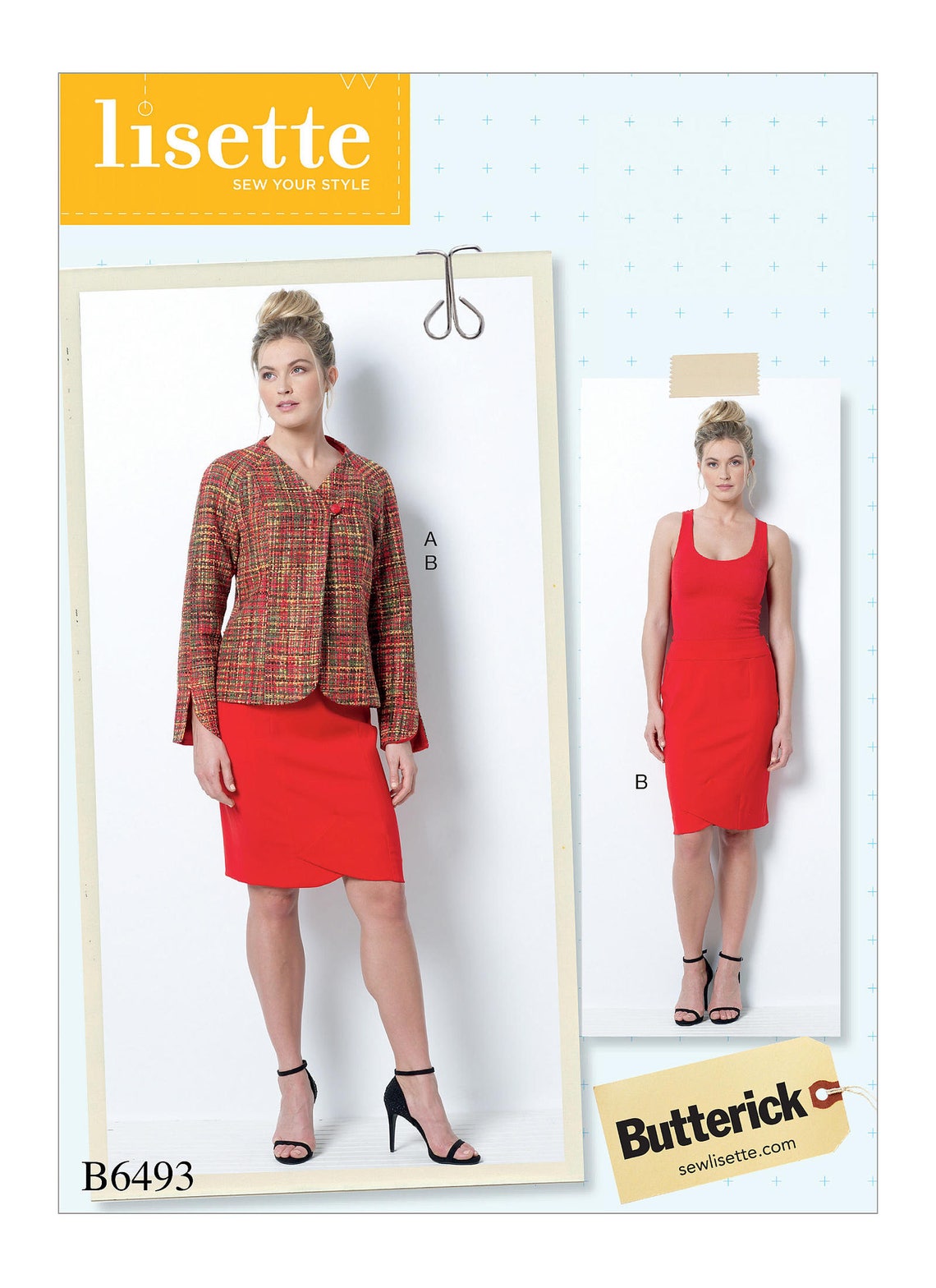 OUT of PRINT Butterick Sewing Pattern B6493 Misses' Lined | Etsy