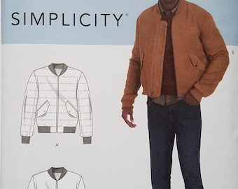 Simplicity 9190 Men's Jacket Sewing Pattern Size 34-42 or 44-52 - Etsy