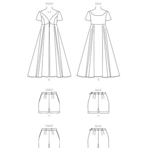 Vogue Sewing Pattern V1901 Misses' Tops, Shorts and Pants - Etsy