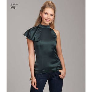 OUT of PRINT Simplicity Sewing Pattern 8512 Misses'/miss Petite Tops ...