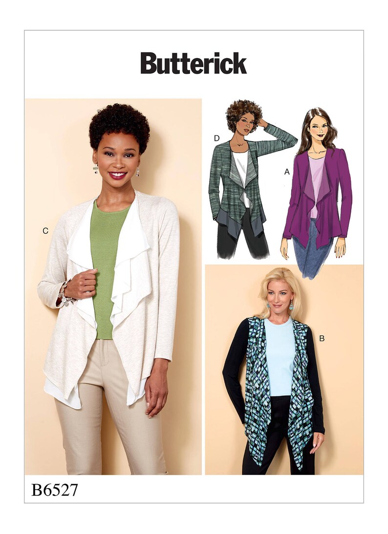 OUT of PRINT Butterick Sewing Pattern B6527 Misses' - Etsy