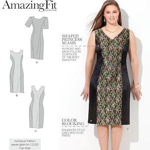 Simplicity Sewing Pattern 1586 Misses' / Women's Dress With Individual ...