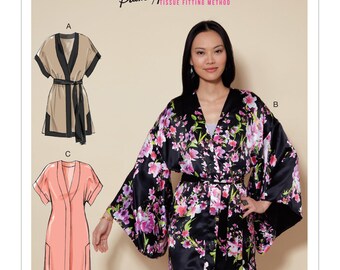 Mccall's 7790 Sewing Pattern, M7790 Misses' Kimono, Caftan, Robe ...