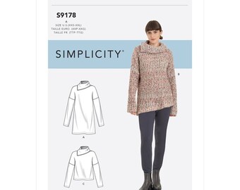 Simplicity Sewing Pattern SS8921 Misses' Tops | Etsy