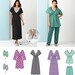 OUT of PRINT Simplicity Sewing Pattern 1260 Misses' Nightgown in Three ...