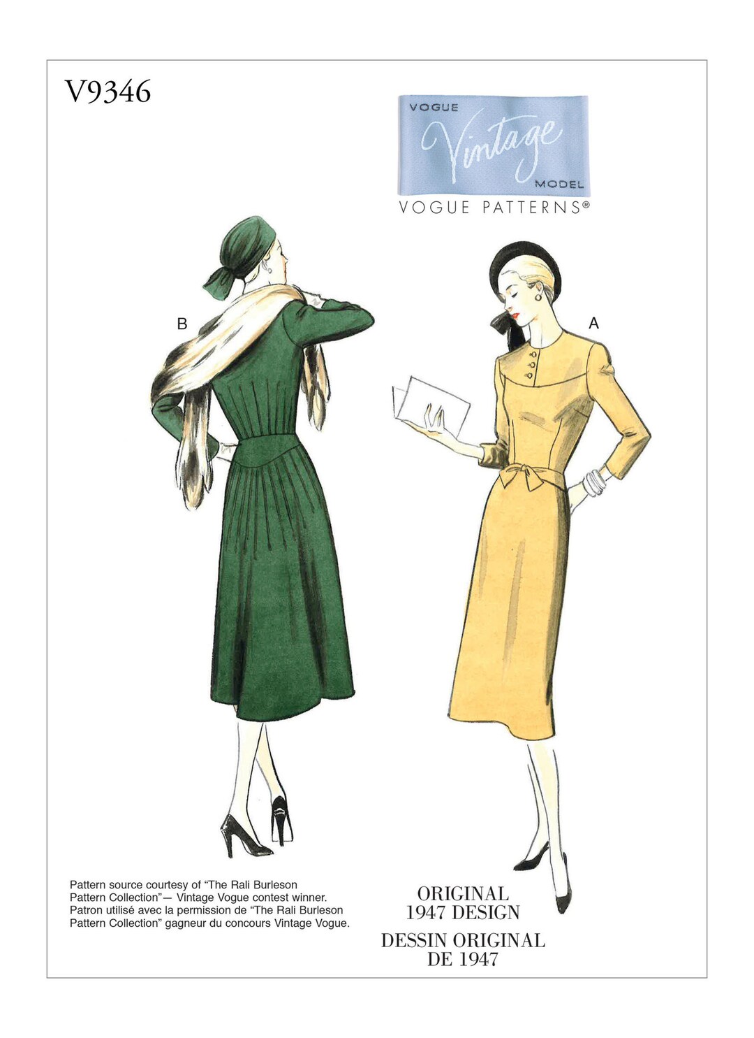 Vogue Sewing Pattern V9346 Misses' Dress - Etsy