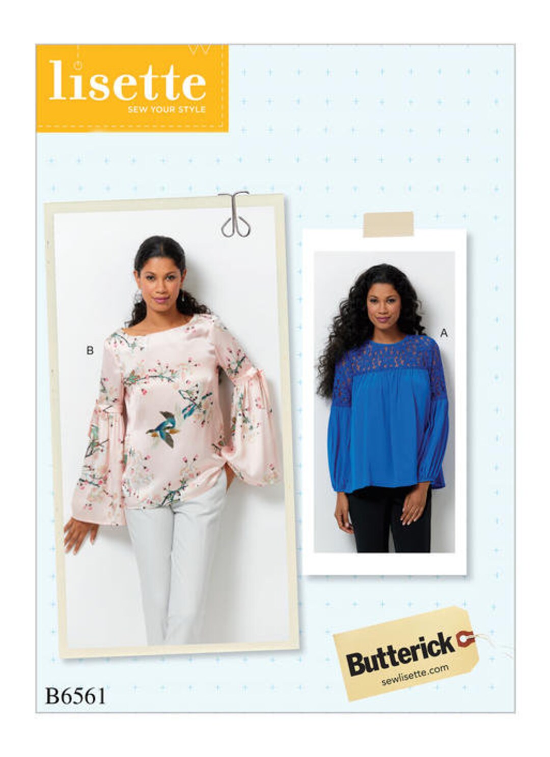 OUT of PRINT Butterick Sewing Pattern B6561 Misses' Top - Etsy