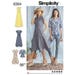 Simplicity Sewing Pattern 8384 Misses' Dress With Length Variations and ...