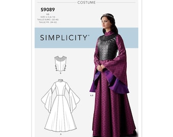 Simplicity Sewing Pattern S8971 Misses' Fantasy Costume | Etsy