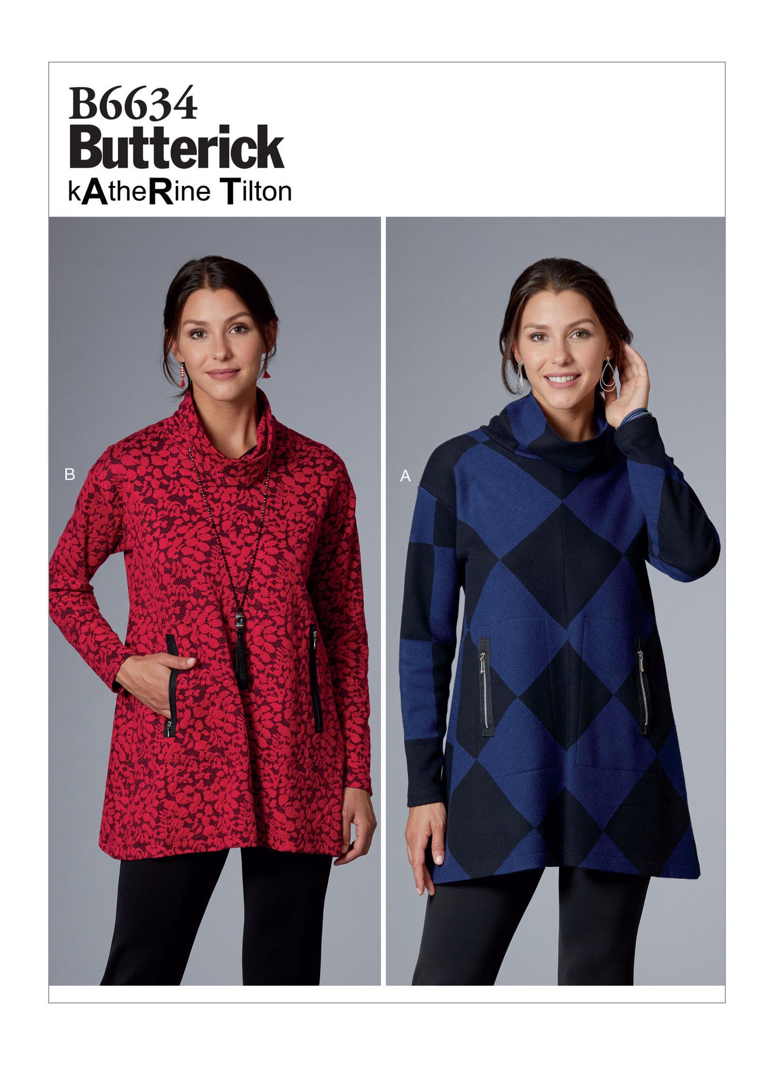 OUT of PRINT Butterick Sewing Pattern B6634 Misses' Tunic | Etsy