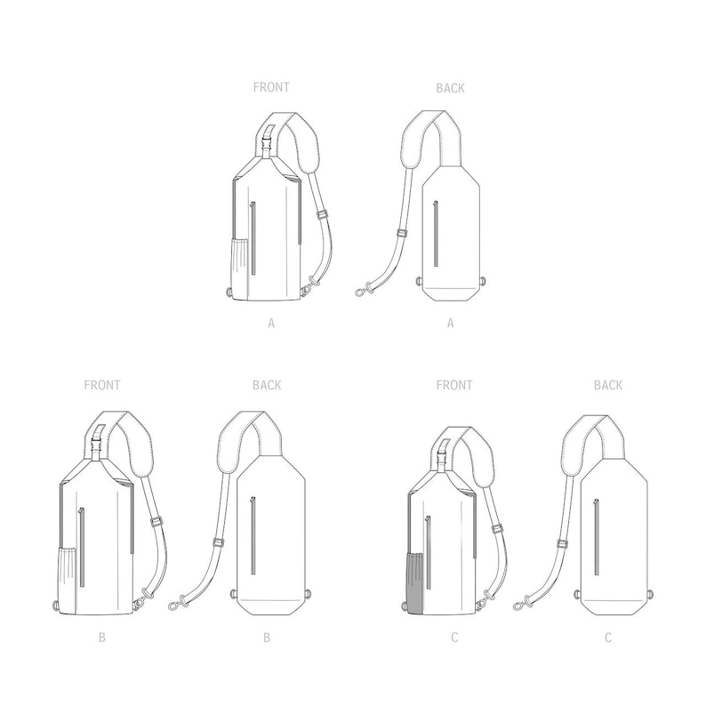Simplicity Sewing Pattern S9508 Sling Bags in Two Sizes - Etsy