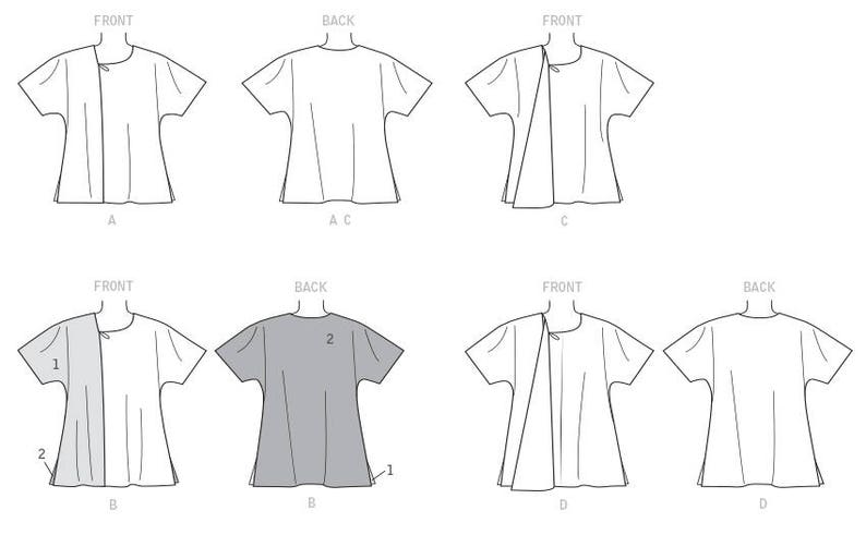 OUT of PRINT Vogue Sewing Pattern V9256 Misses' Tops with | Etsy