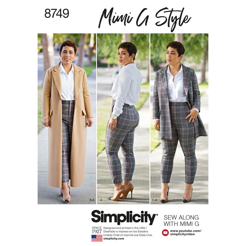 Simplicity Sewing Pattern 8749 Misses'/Women's Mimi G | Etsy