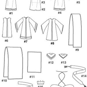 Simplicity Pattern 4795 Misses', Men's or Teens' Nativity Costume - Etsy