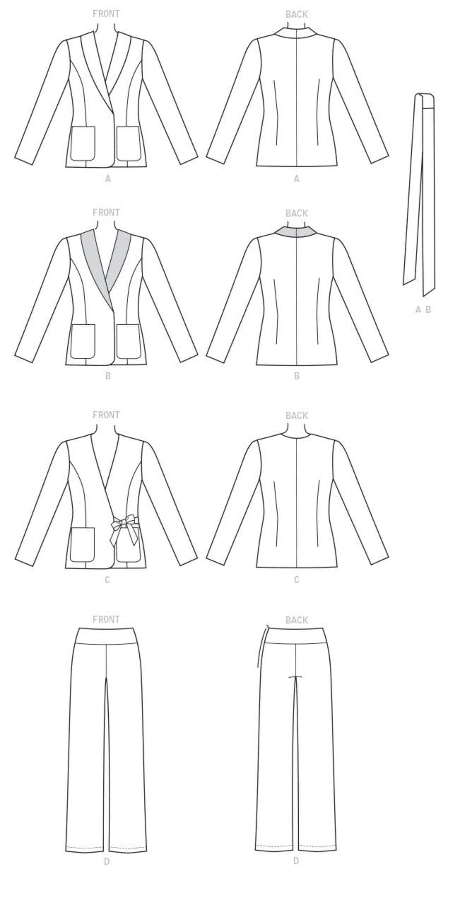 OUT of PRINT Butterick Sewing Pattern B6523 Misses' | Etsy