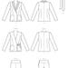 OUT of PRINT Butterick Sewing Pattern B6523 Misses' Jacket, Sash and ...