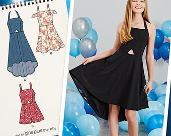 Simplicity Sewing Pattern S8853 Children's and Girls' Dress - Etsy