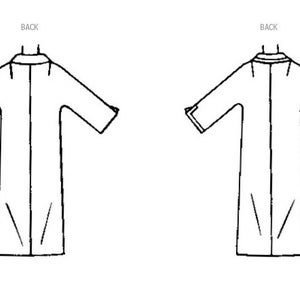 Simplicity Sewing Pattern S9883 Misses' Reversible Coat - Etsy